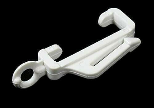 10 Curtain Track Gliders - HEAVY DUTY - Fits Many Designs Rail Slides ...