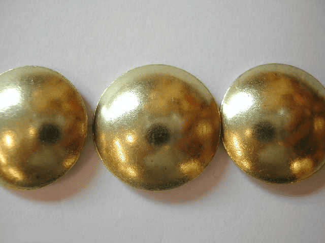 50 LARGE NON RUST BRASS 19mm UPHOLSTERY NAILS Furniture Tacks Studs