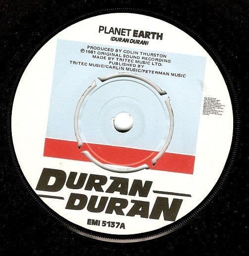 DURAN DURAN Planet Earth Vinyl Record 7 Inch EMI 1981