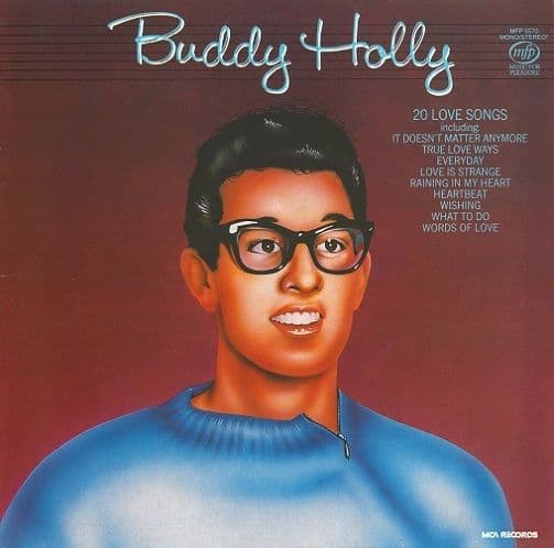 BUDDY HOLLY 20 Love Songs Vinyl Record LP MFP 1981