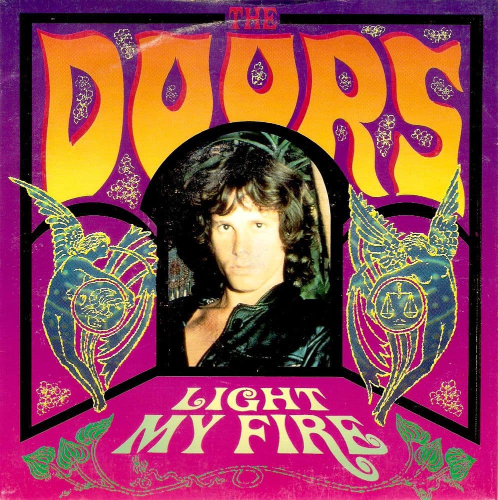 THE DOORS Light My Fire Vinyl Record 7 Inch Elektra 1991