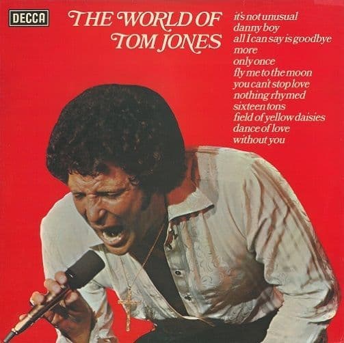 TOM JONES The World Of Tom Jones Vinyl Record LP Decca 1976