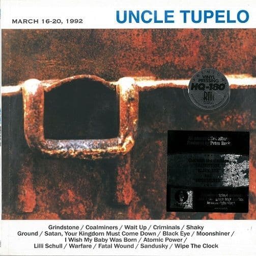UNCLE TUPELO March 16-20 1992 Vinyl Record LP Legacy 2012