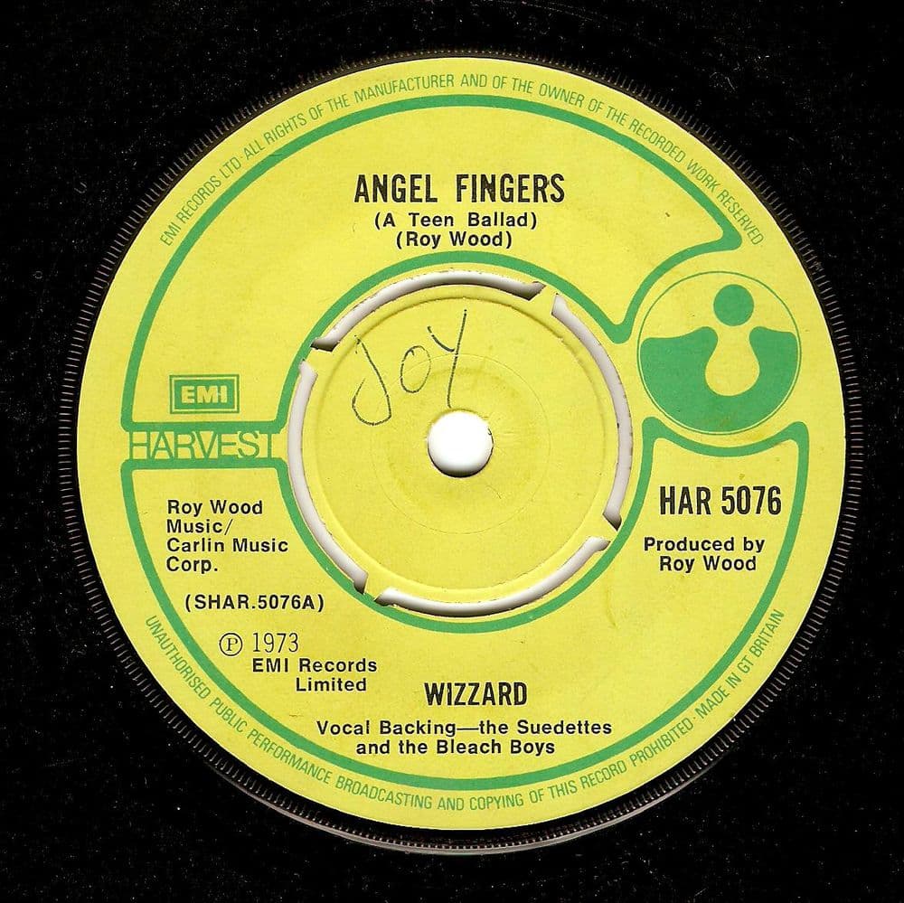 Wizzard Ball Angel Fingers Vinyl 7 Inch | Planet Earth Records
